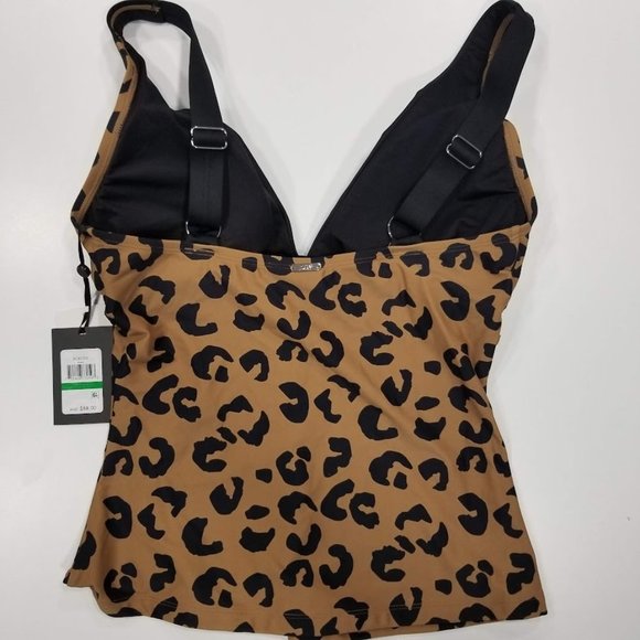 Dkny | Swim | Dkny Leopard Print Tankini Top Size Large | Poshmark